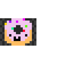 Dounut pixal art | Minecraft Skin