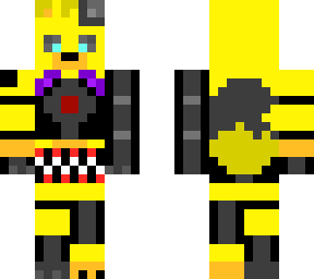 Nightmare Spring Foxy | Minecraft Skin