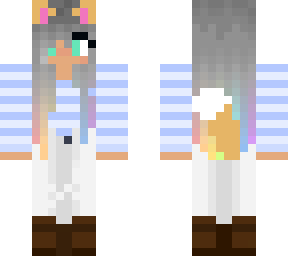 Ginger cat Girl | Minecraft Skin