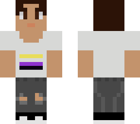non binary enby pride flag | Minecraft Skins