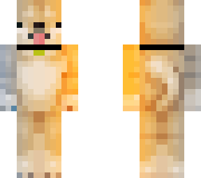 Dog With a collar | Minecraft Skin