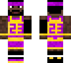 lebron james lakers | Minecraft Skins
