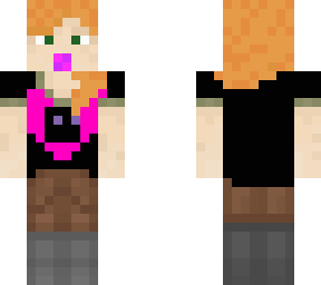 Loving alex with her pacifier | Minecraft Skin