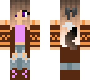 Lily Autumn Werewolf | Minecraft Skin