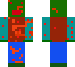 blood zombie | Minecraft Skin