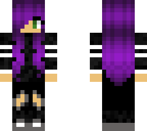 puple skin edit | Minecraft Skin