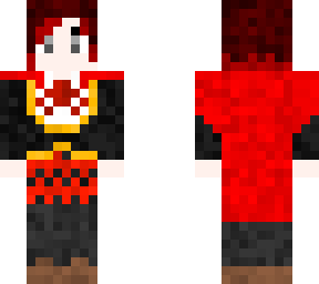 Ruby Rose Beacon Uniform | Minecraft Skin