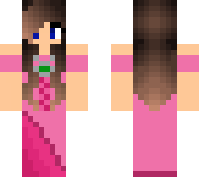 Updated Pink Dress | Minecraft Skin