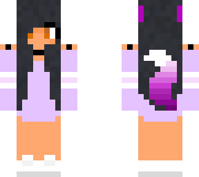 Aphmau with ears and tail | Minecraft Skin