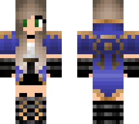 Warden Girl Minecraft Skins