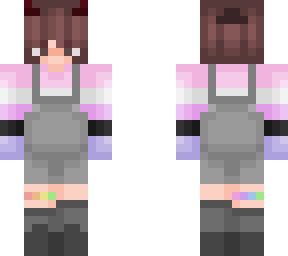genderfluid | Minecraft Skin