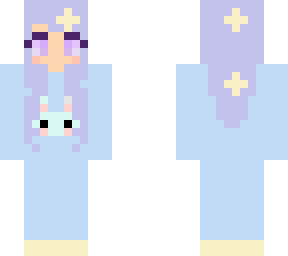 Periwinkle Star Lady | Minecraft Skin
