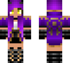 Purple Knight Demon | Minecraft Skin