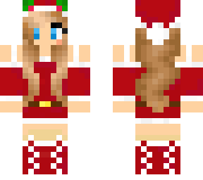 Holiday Christmas Girl Skin | Minecraft Skin