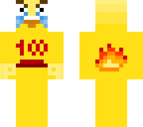 Laughing Crying Emoji | Minecraft Skin