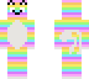 Rainbow Cat | Minecraft Skin