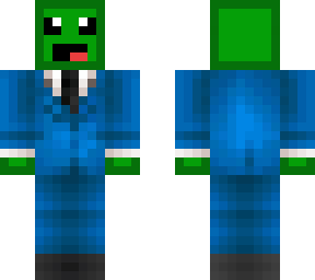 blue tux slime | Minecraft Skin