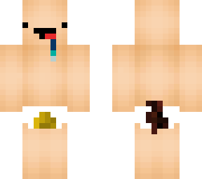 poopy and peeing baby | Minecraft Skin