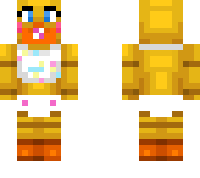 Baby Toy Chica With Passafire | Minecraft Skin