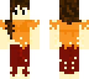 Washed up, ragged woman | Minecraft Skin
