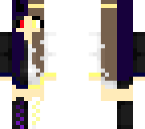 half and half demon | Minecraft Skins