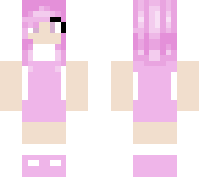 Pink dolly aesthetic | Minecraft Skin