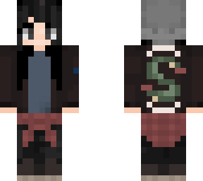 Jughead Jones female with gray eyes | Minecraft Skin