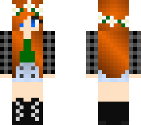 Cute ginger girl | Minecraft Skin