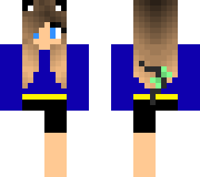 Thea Girl with just one leg | Minecraft Skin