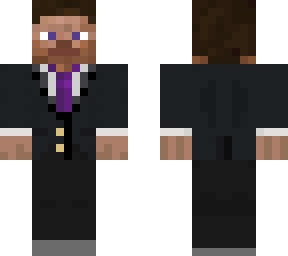 Steve In Suit | Minecraft Skin