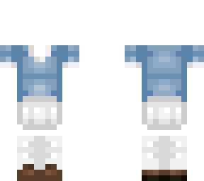 Blue Dress Base | Minecraft Skin