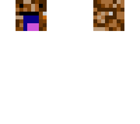 Floating derpy dirt block | Minecraft Skin