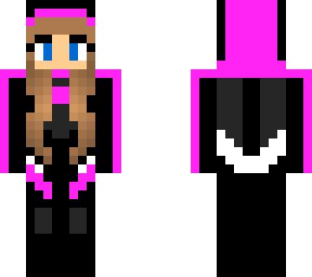 Wetsuit Girl with Hoodie | Minecraft Skin