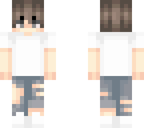 white shirt base (sleeveless) | Minecraft Skin
