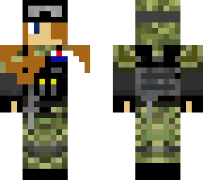 Soldier Girl | Minecraft Skins