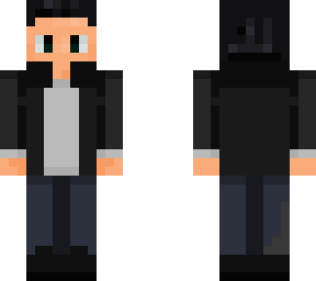 Black Bomber Jacket | Minecraft Skin