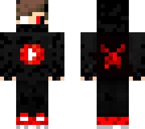 demon with eyepatch (gachaverse) | Minecraft Skin