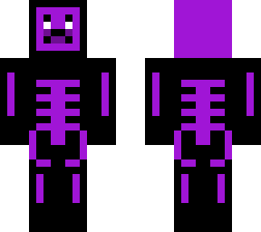 purple style skull trooper | Minecraft Skin
