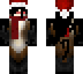 hi hi hello ferret christmas ink demon | Minecraft Skin