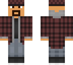 Plaid Hooded Jacket | Minecraft Skin