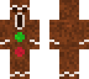 Screaming Gingerbread Man | Minecraft Skin