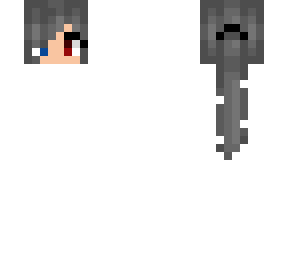 black hair ponytail | Minecraft Skins