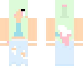 Wolf girl (Yet again doesnt belong to me) | Minecraft Skin