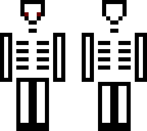 black skeleton | Minecraft Skin