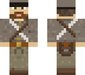 Confederate soldier djd | Minecraft Skin