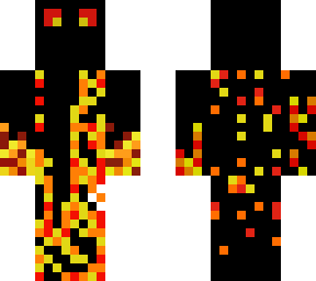 freaky lava beast | Minecraft Skin