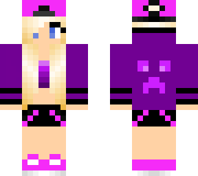 Backwards Hat Girl | Minecraft Skins