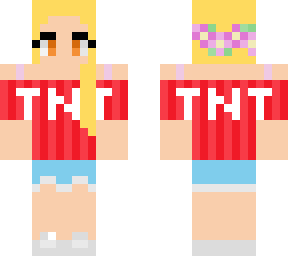 TNT girl | Minecraft Skin