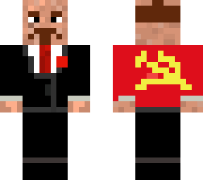 Vladimir Lenin Hammer and sickle | Minecraft Skin