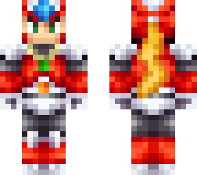Mega man zero | Minecraft Skin